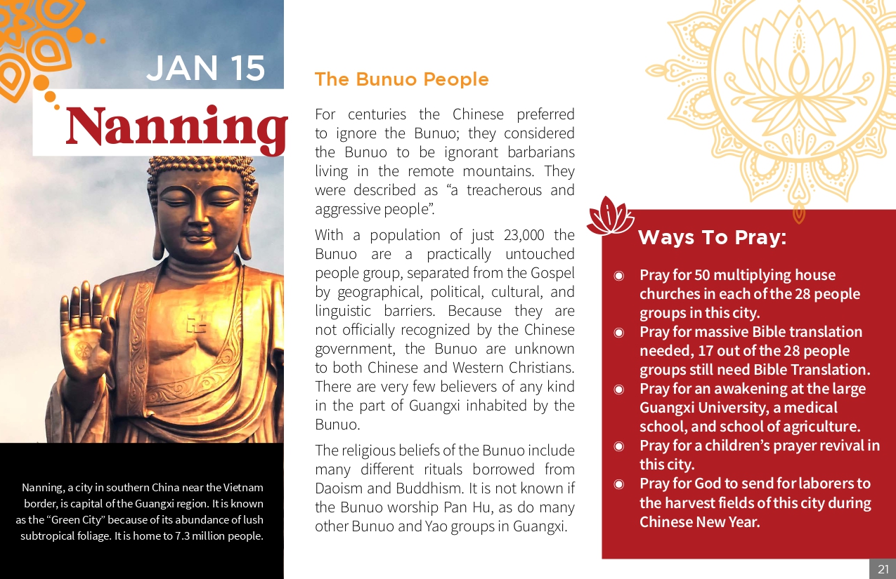 PRAYER FOR THE BUDDHIST WORLD-Final Week.